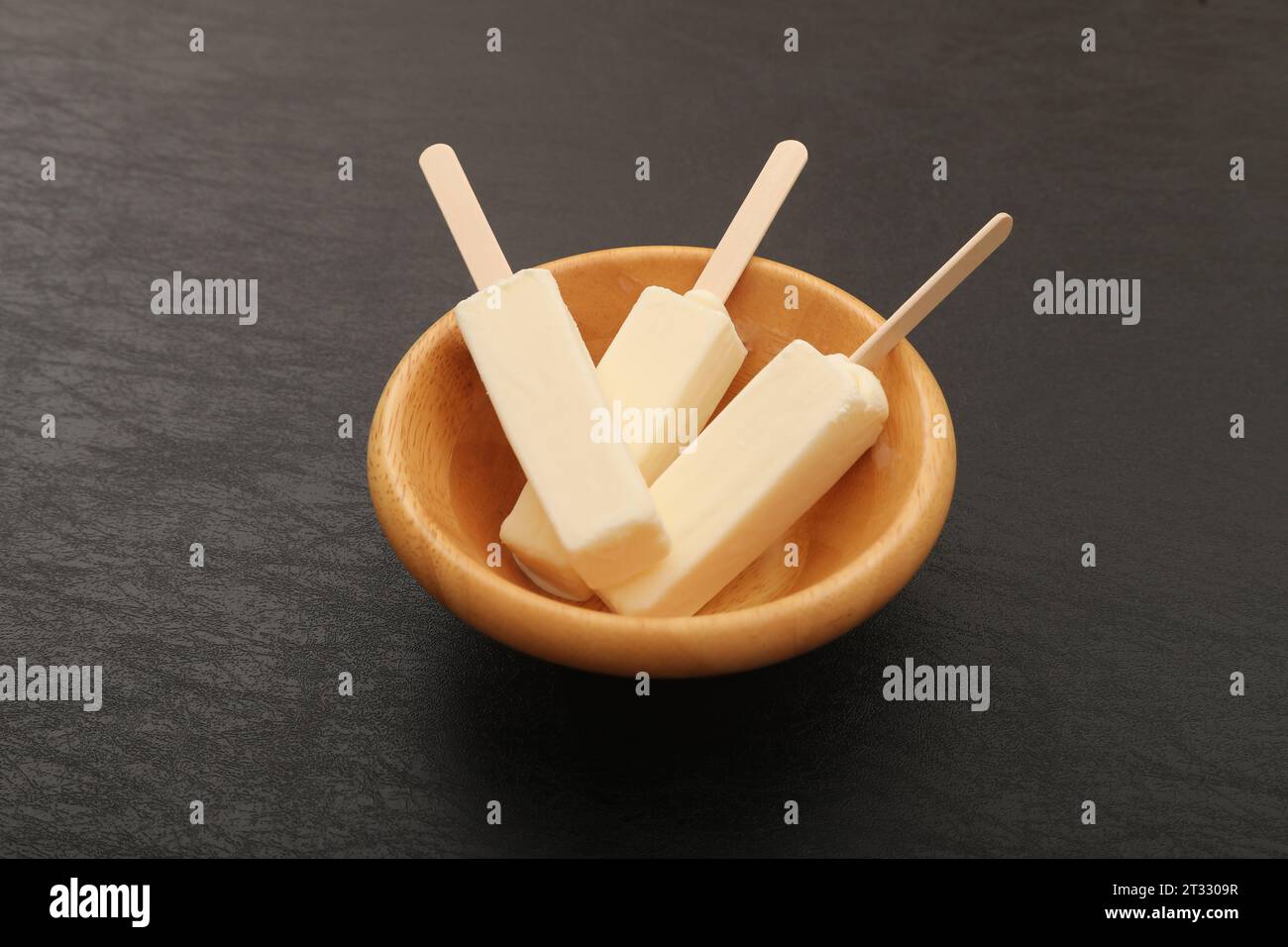 Milk Ice Cream Bar Stock Photo - Alamy