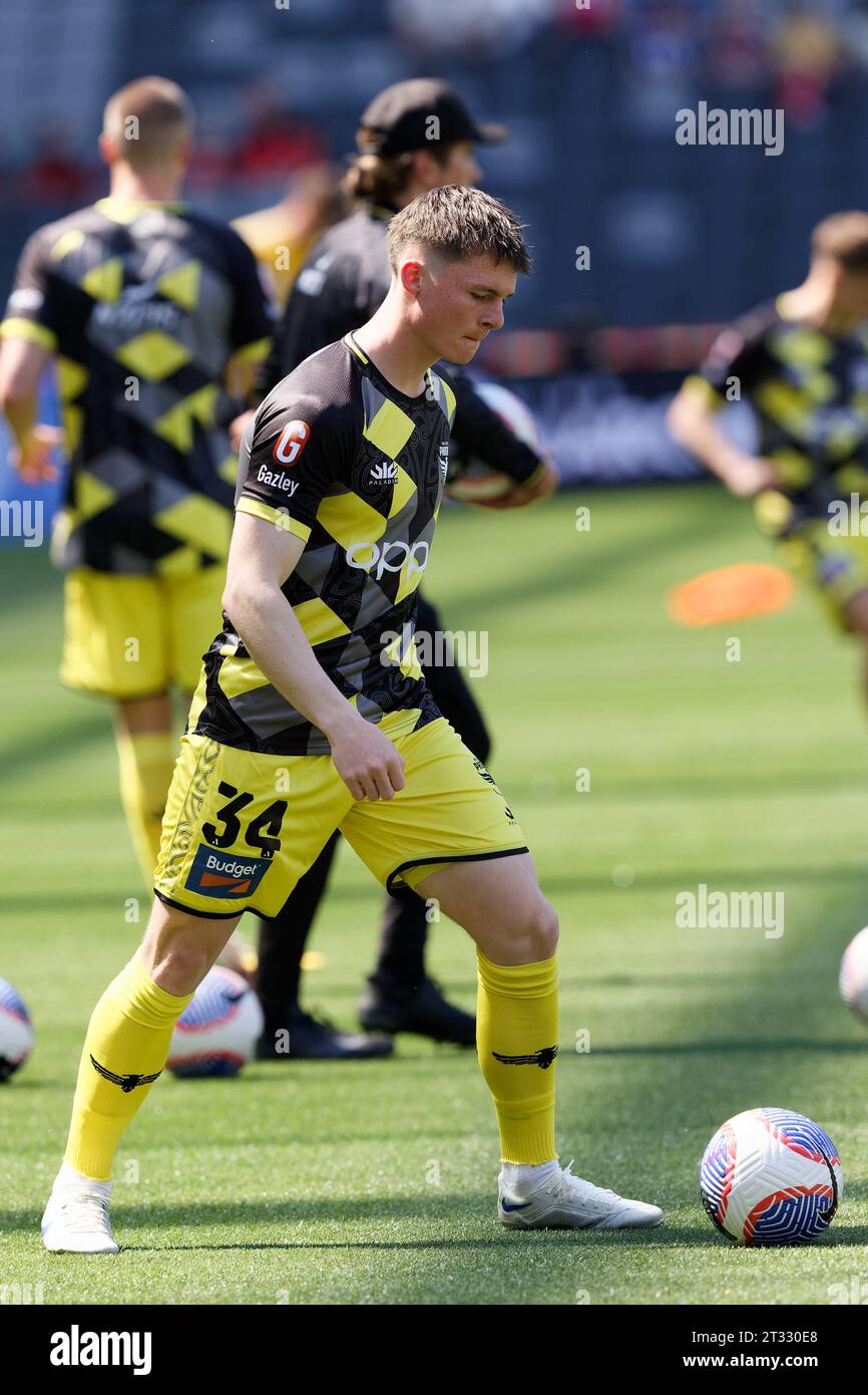Sydney, Australia. 22nd Oct, 2023. Joshua Rudland of Wellington Phoenix ...
