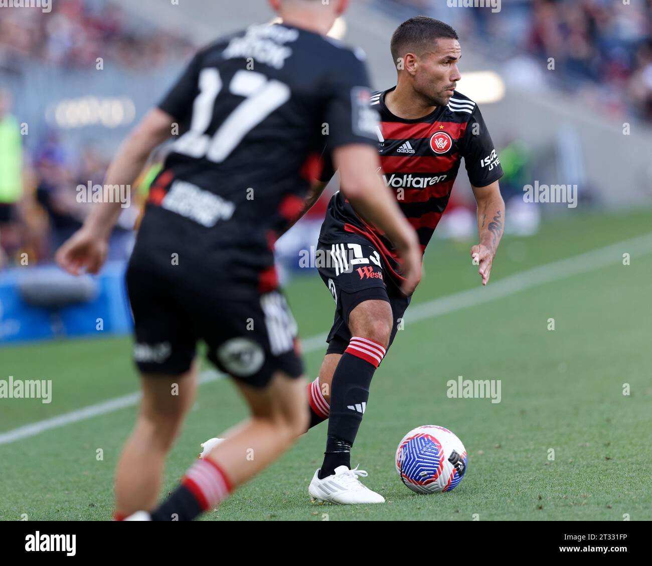 Sydney, Australia. 22nd Oct, 2023. Tate Russell of the Wanderers ...