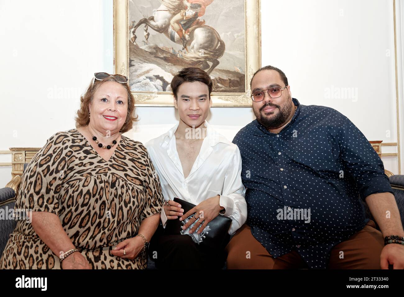 Paris, France. 11th Oct, 2023. Jeremy Bellet and Alexandre Fontaine and ...