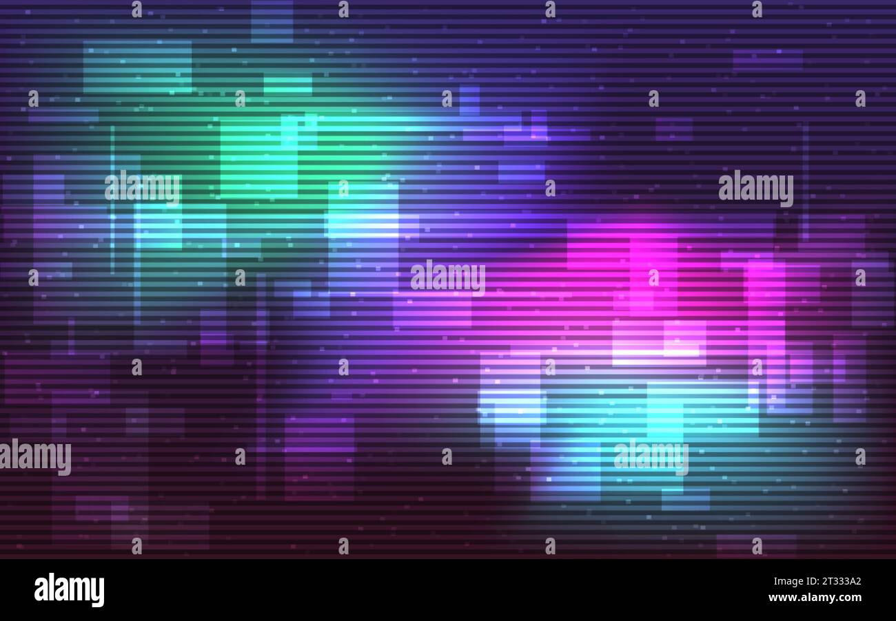 Glitch background. Geometric noise effect. Overlay color shapes. Modern ...