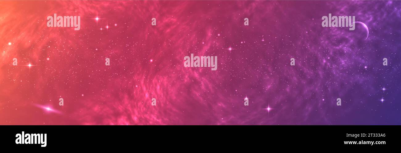 Cosmos wallpaper. Wide starry galaxy. Glowing milky way with stars ...