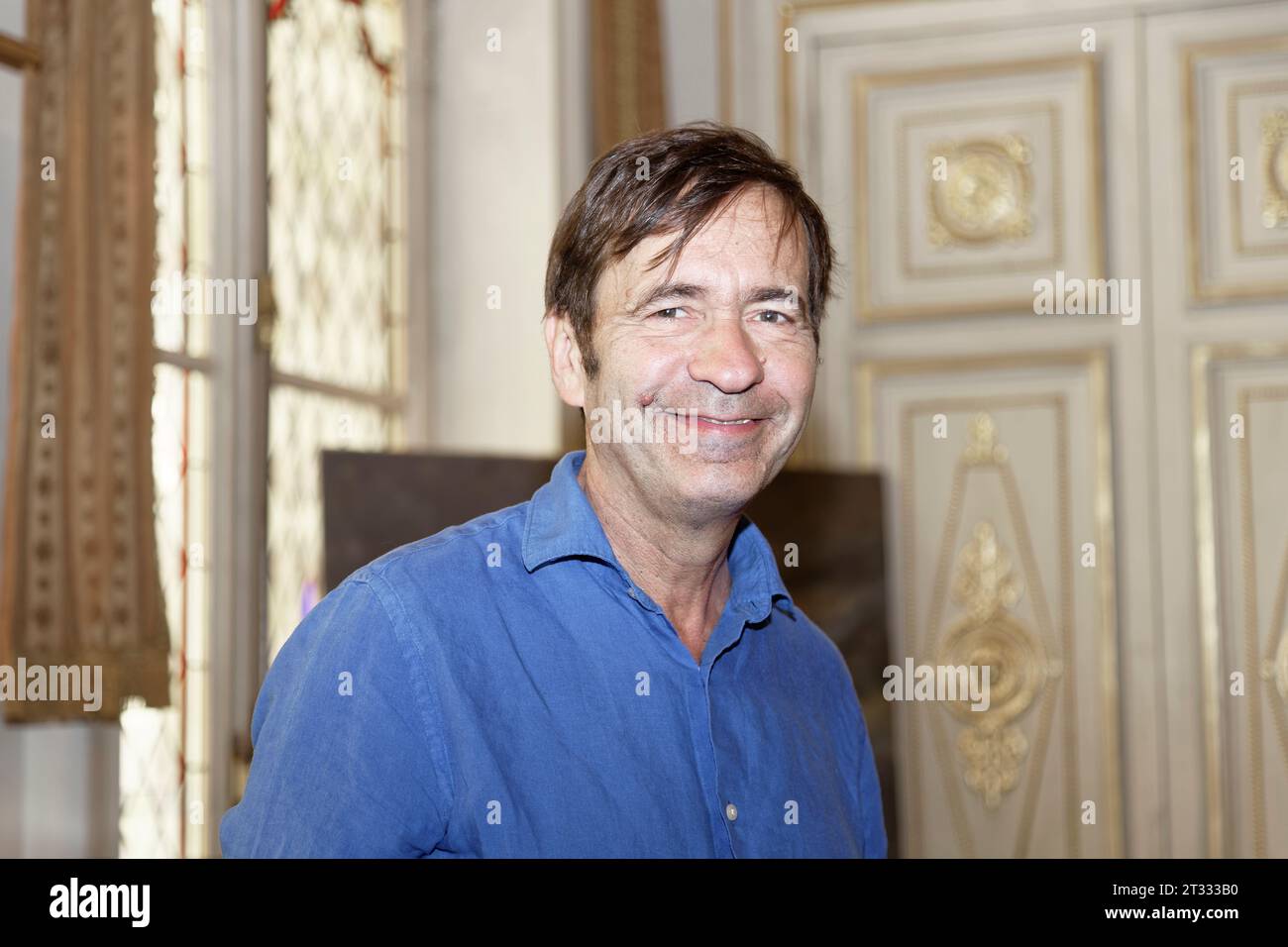 Paris, France. 11th Oct, 2023. Thierry Samitier attends the Palais ...