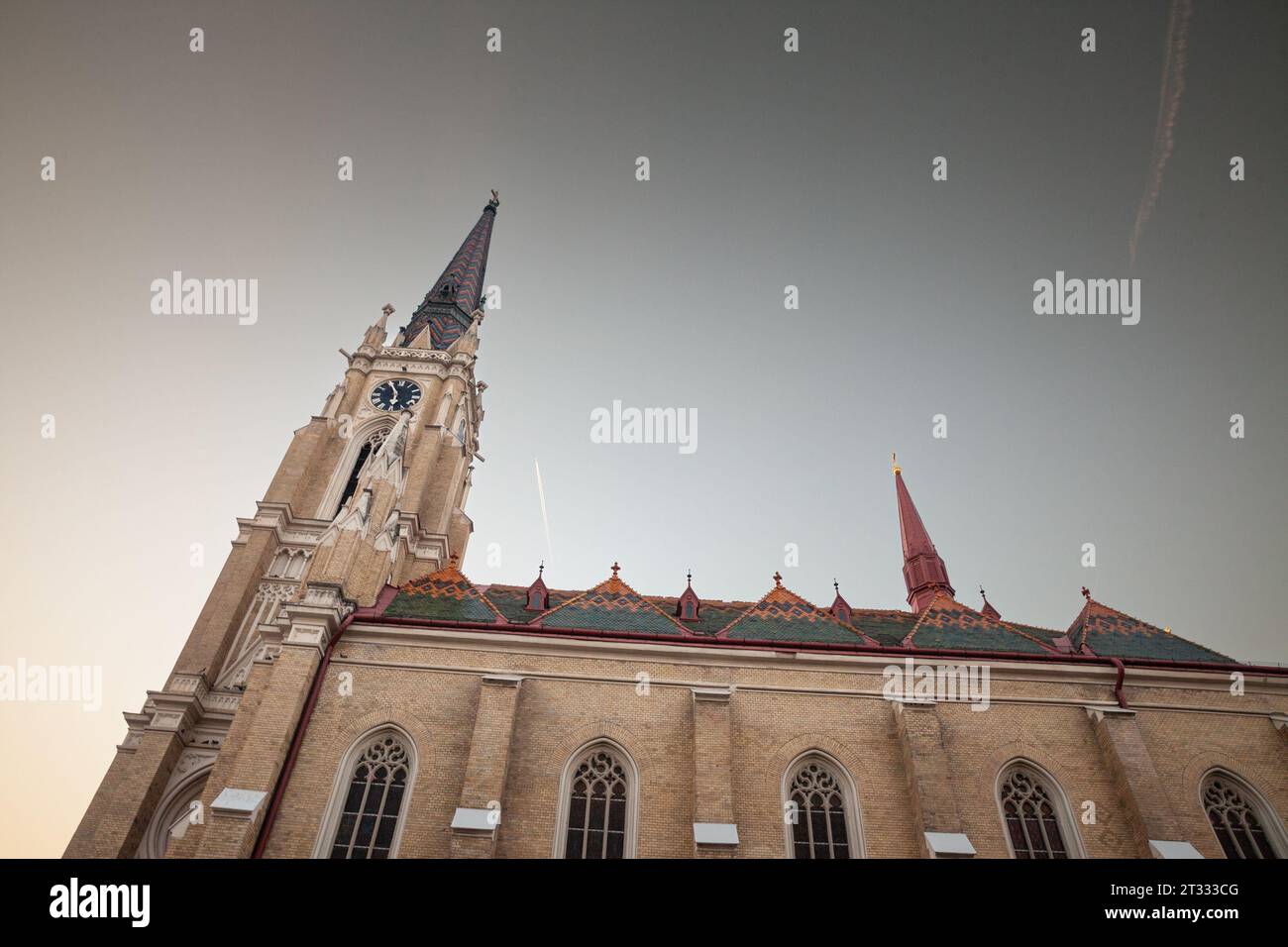 Picture of the Novi Sad cathedral. The Name of Mary Church is a Roman ...