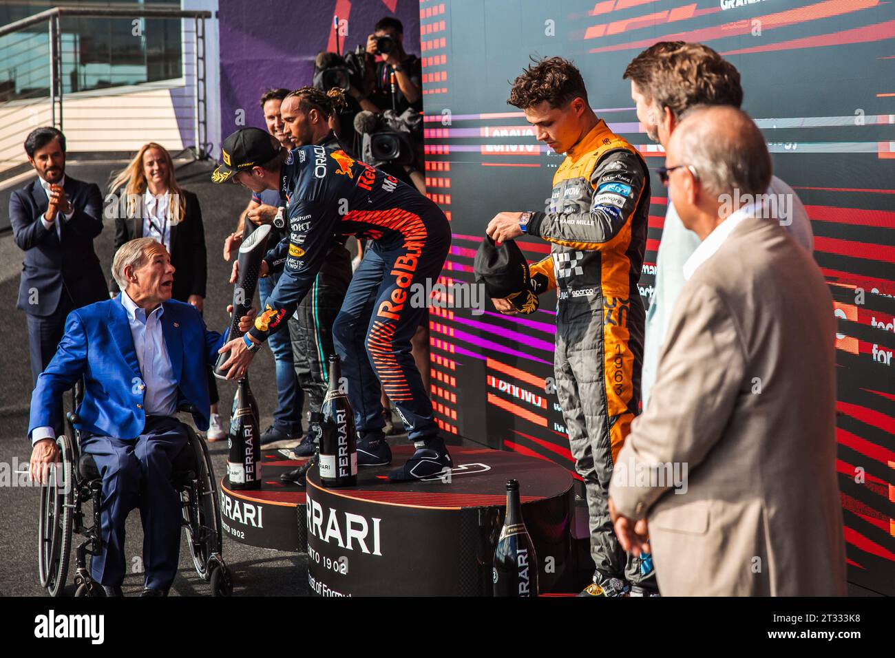 Austin, USA. 22nd Oct, 2023. RWE Max Verstappen (NLD) Red Bull Racing ...