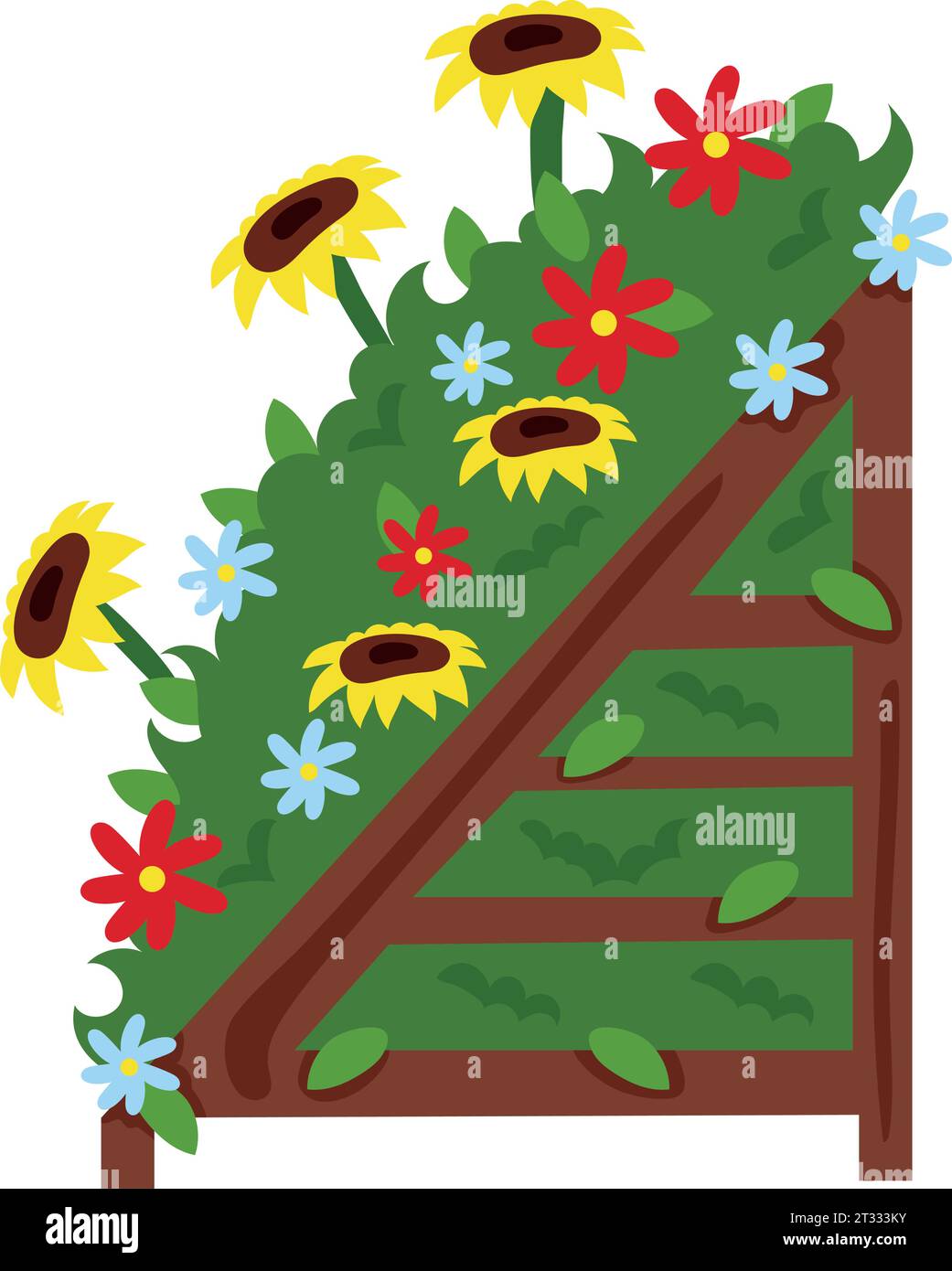 Flower Arrangement Illustration Vector Isolated Stock Vector Image