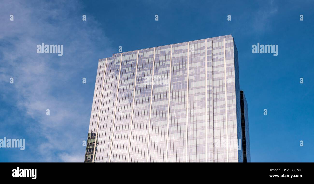 skyscraper in metropolis city. city downtown with skyscraper. office ...