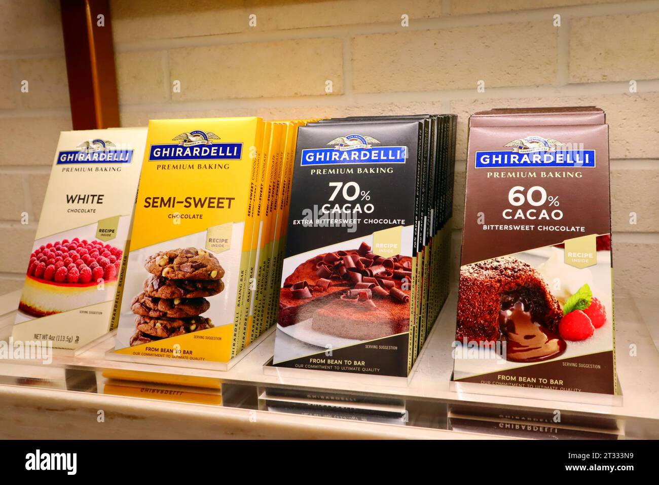 Ghirardelli chocolate squares hi-res stock photography and images - Alamy