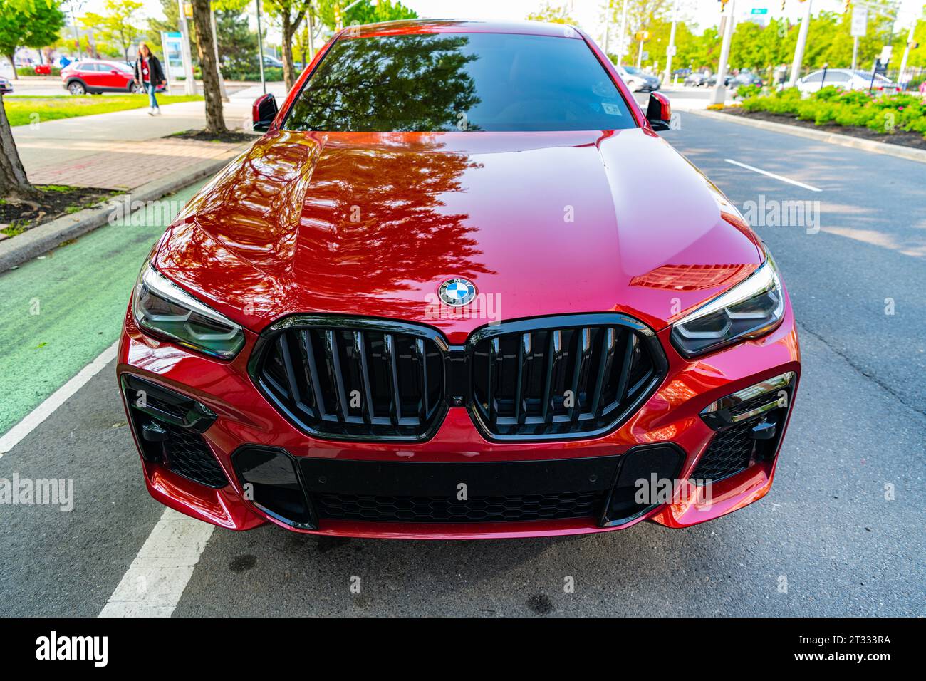 New York City, USA - May 10, 2023: 2020 BMW X6 M Competition suv car ...
