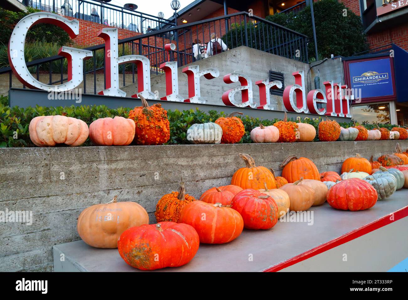 San Francisco, California: Ghirardelli Chocolate Company at Ghirardelli ...