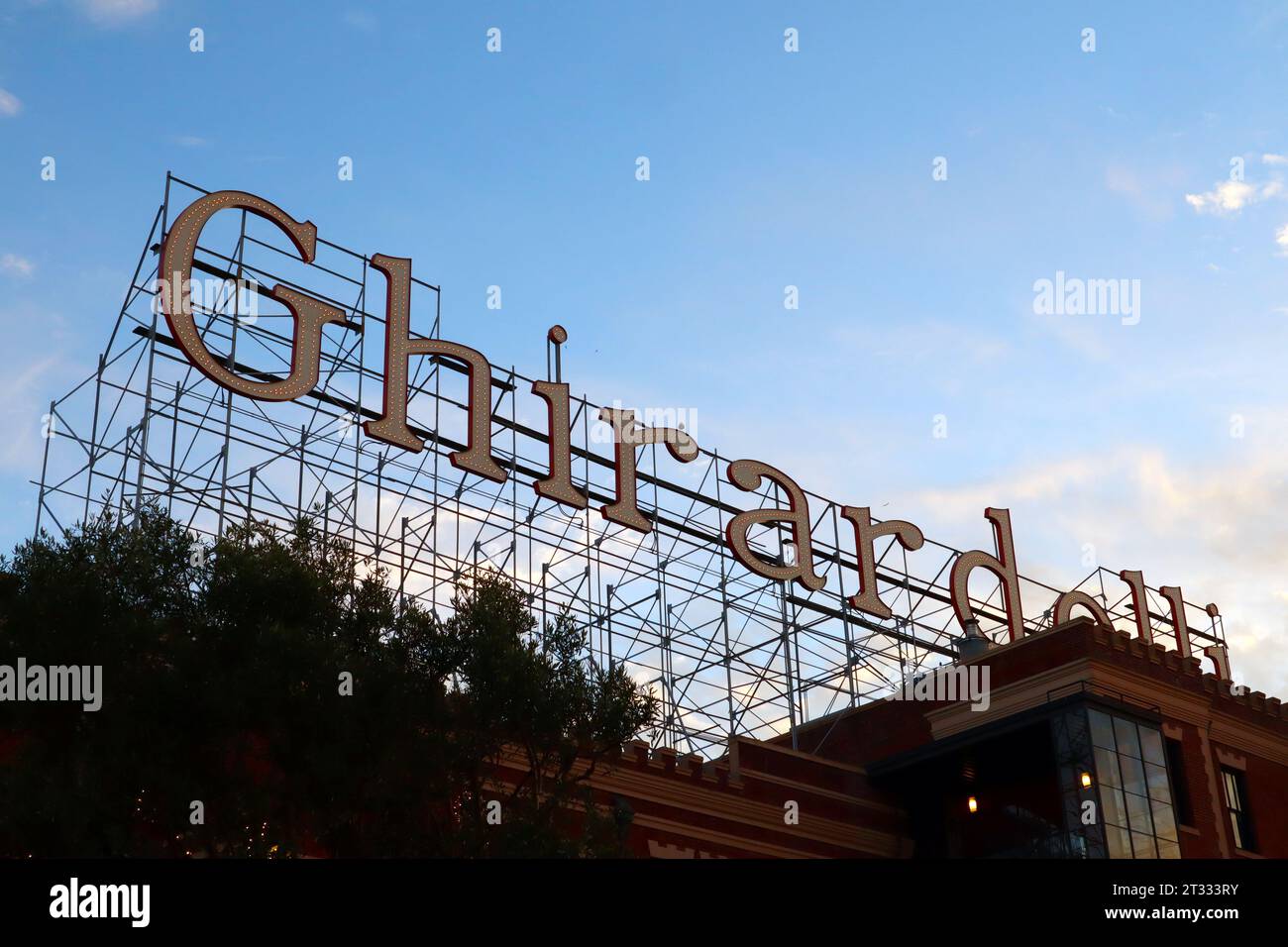 San Francisco, California: Ghirardelli Chocolate Company at Ghirardelli ...