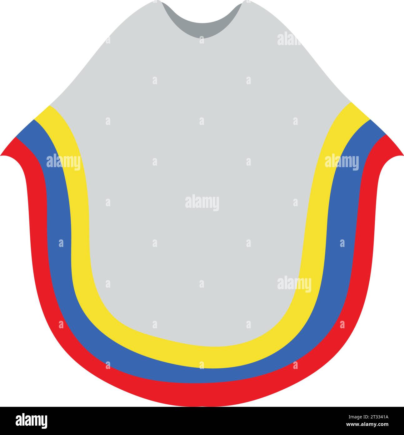colombian poncho illustration vector isolated Stock Vector Image & Art ...