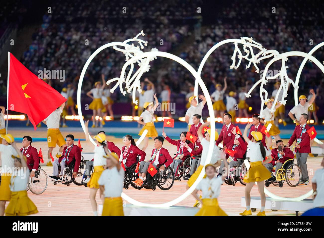 China team group, OCTOBER 22, 2023, Hangzhou 2022 Asian Para Games ...