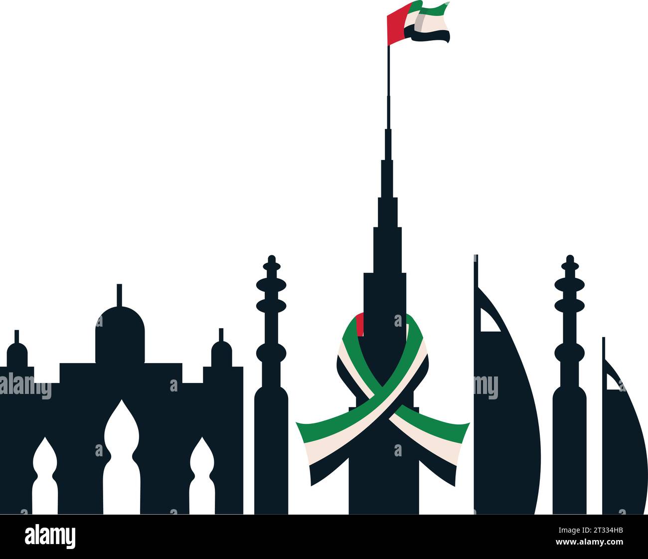 uae national day buildings vector isolated Stock Vector Image & Art - Alamy