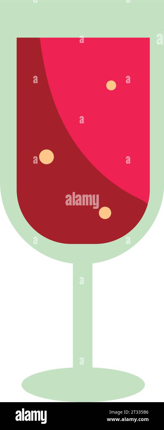 wine glass illustration vector isolated Stock Vector Image & Art - Alamy