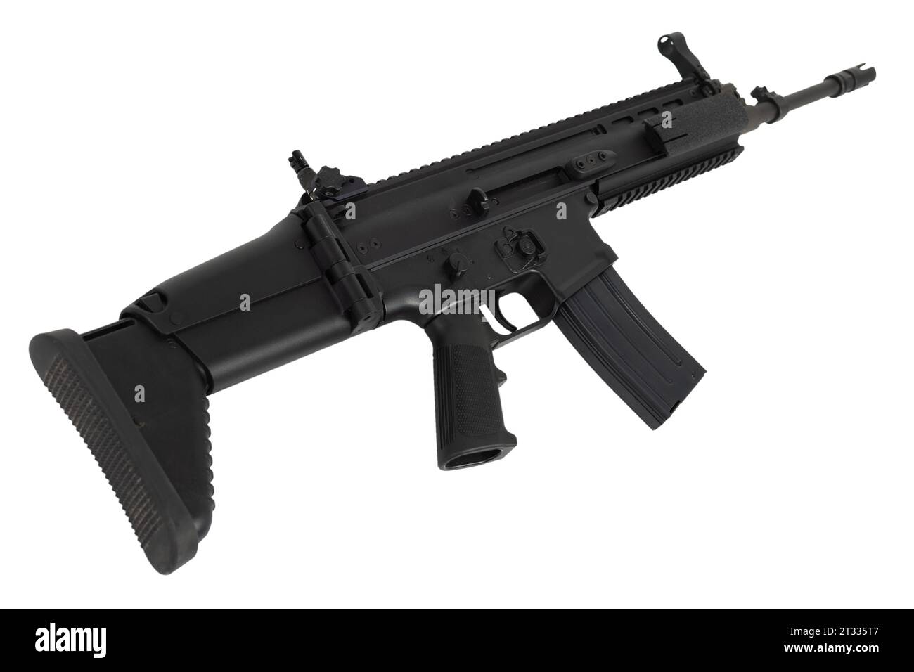 US Army carbine isolated on a white background Stock Photo - Alamy