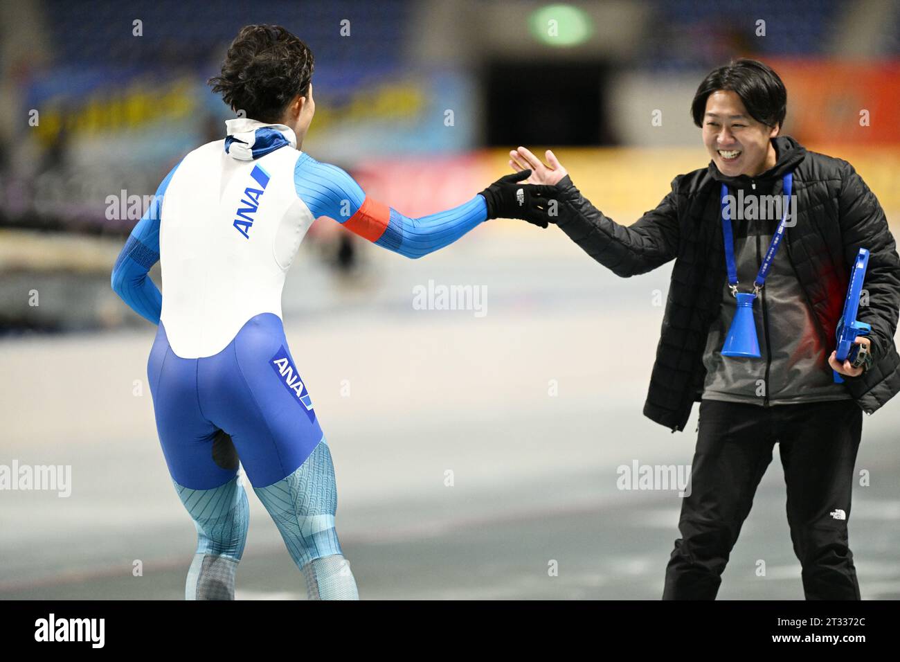 Nagano, Japan. Credit: MATSUO. 21st Oct, 2023. Seitaro Ichinohe Speed Skating : The 30th All ...