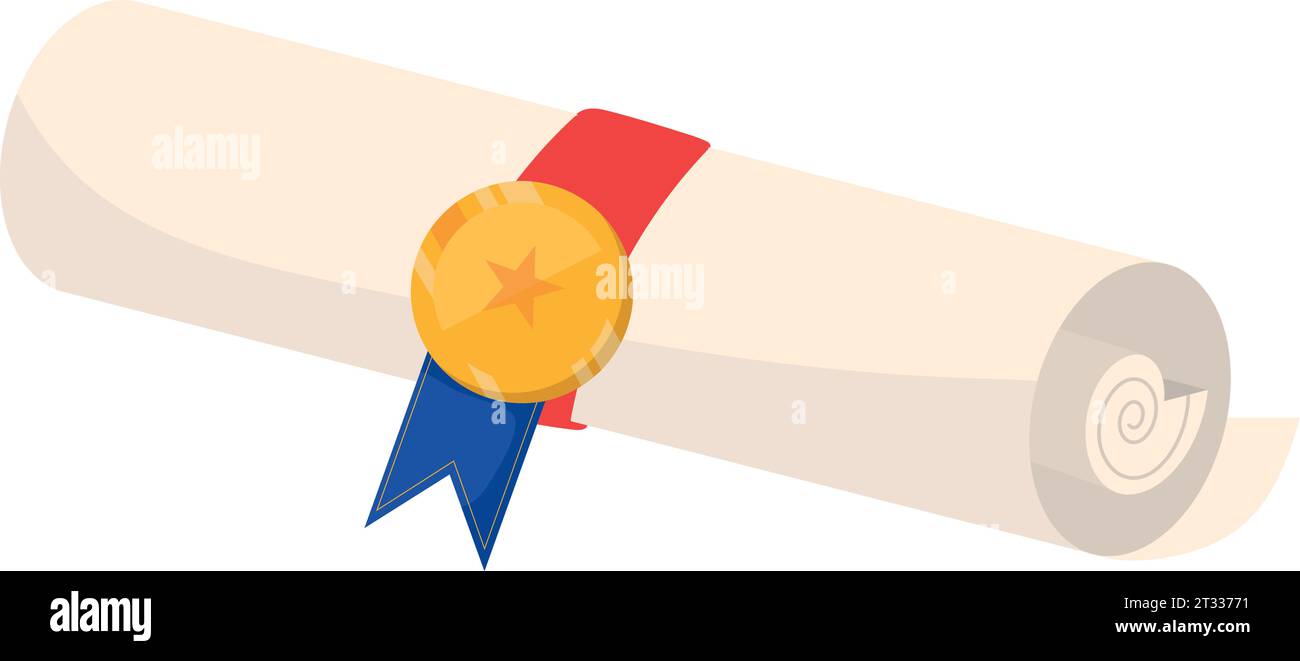 graduation diploma roll illustration Stock Vector Image & Art - Alamy