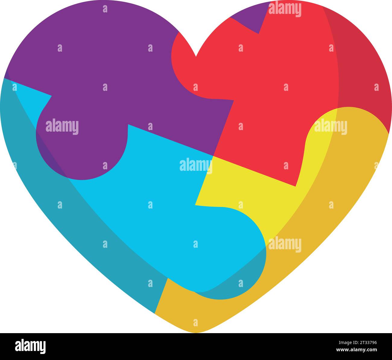 Autism acceptance month Stock Vector Images - Alamy