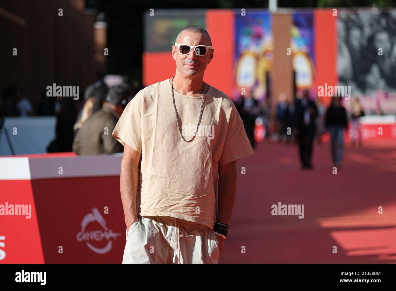 Rome, Italy. 22nd Oct, 2023. Alex Britti attends a red carpet for the ...