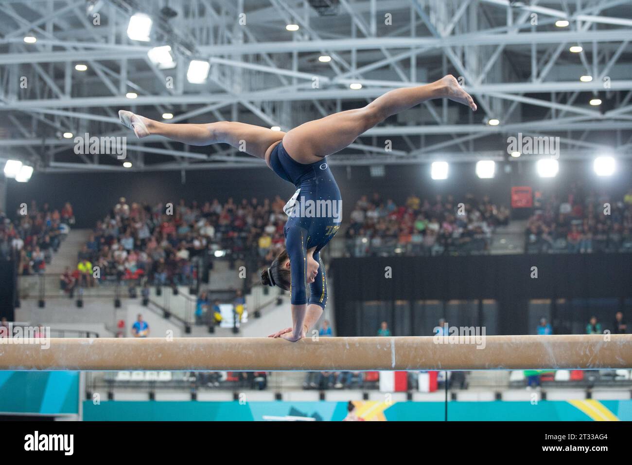 Santiago, Chile. 22nd Oct, 2023. Julia Soares competing in the team ...