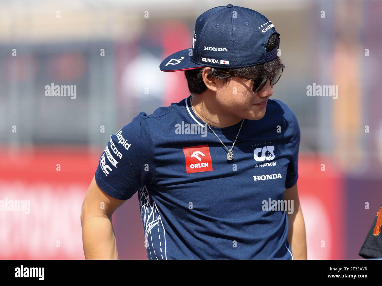 Yuki tsunoda drivers parade hi-res stock photography and images - Alamy