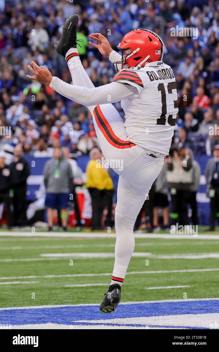 Indianapolis, Indiana, USA. 22nd Oct, 2023. Cleveland Browns punter ...