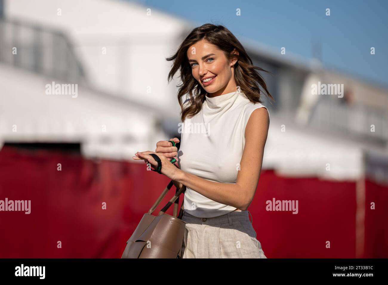 AUSTIN, TEXAS, USA on 21. OCTOBER 2023; Rebecca Donaldson during the F1 ...