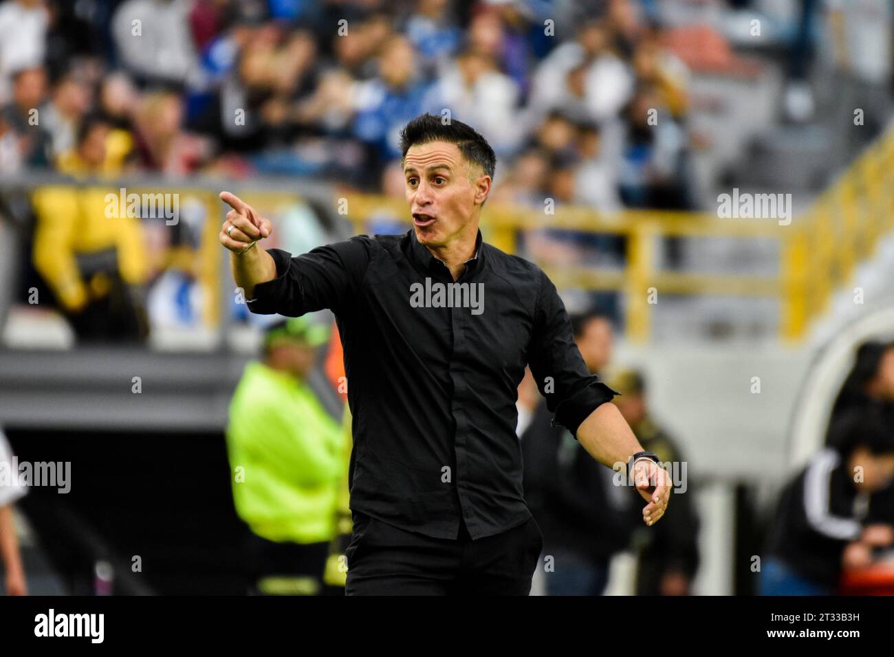 Independiente Santa Fe's manager Pablo Periano during the Betplay ...