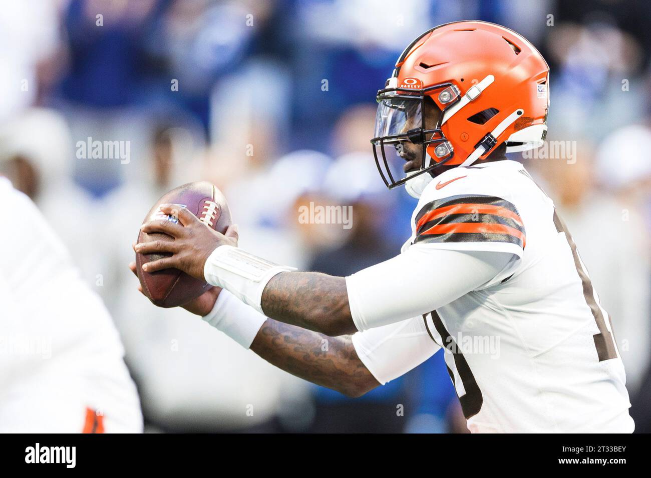 October 22, 2023: Cleveland Browns quarterback P.J. Walker (10) with ...