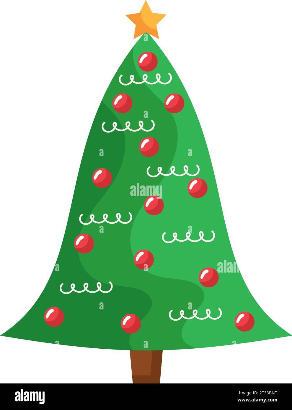 christmas tree and balls Stock Vector Image & Art - Alamy