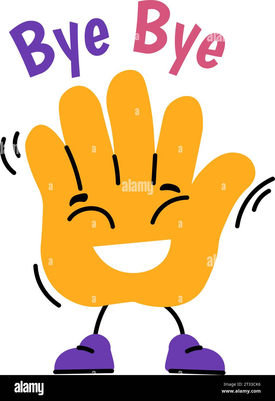 Expressing farewell and good wishes when parting with someone. Positive ...