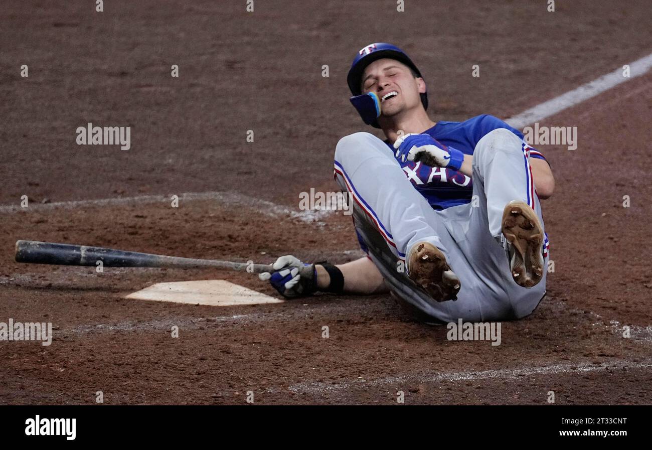 Houston, United States. 22nd Oct, 2023. Texas Rangers Corey Seager ...