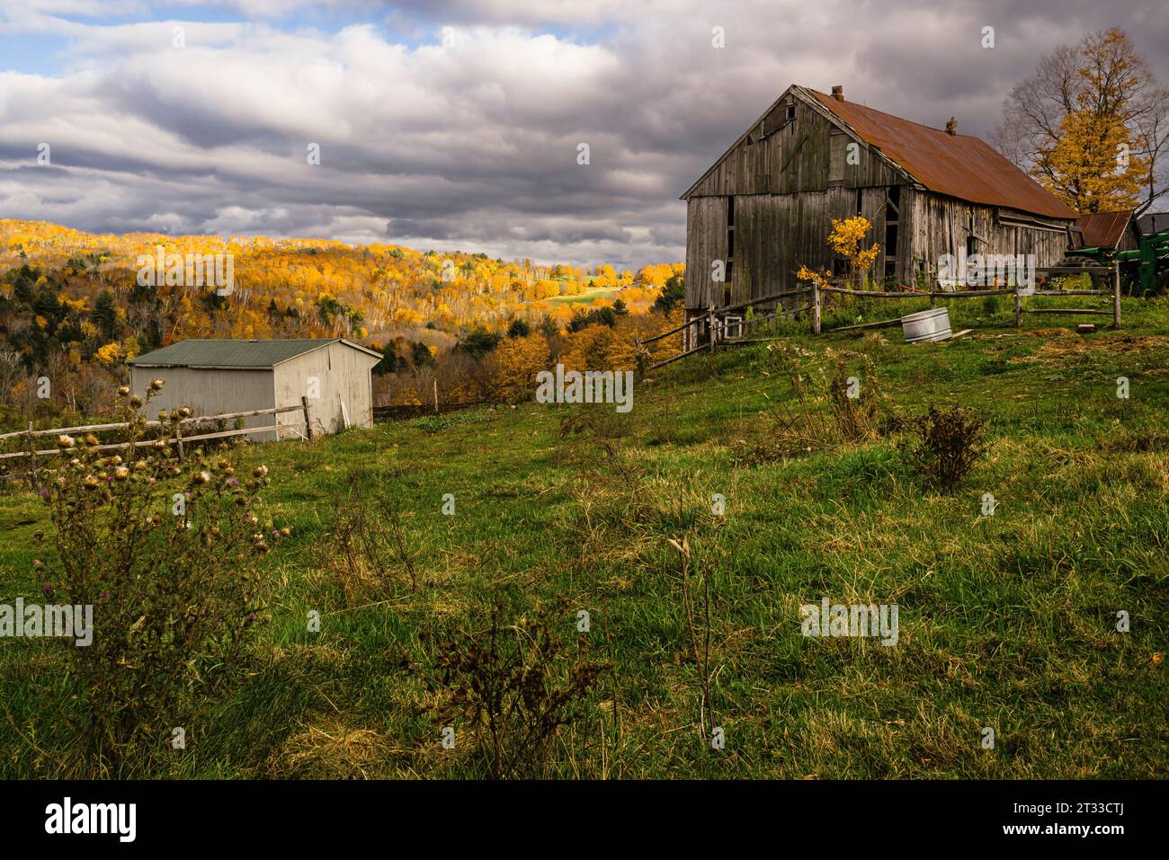 Rowlee Farm Reading, Vermont, USA Stock Photo - Alamy
