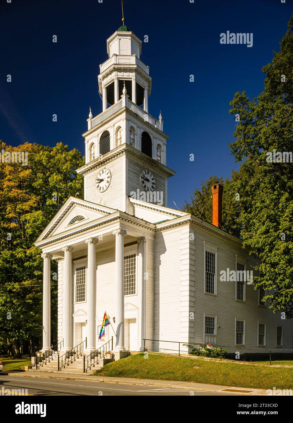 Old South Church Windsor, Vermont, USA Stock Photo - Alamy