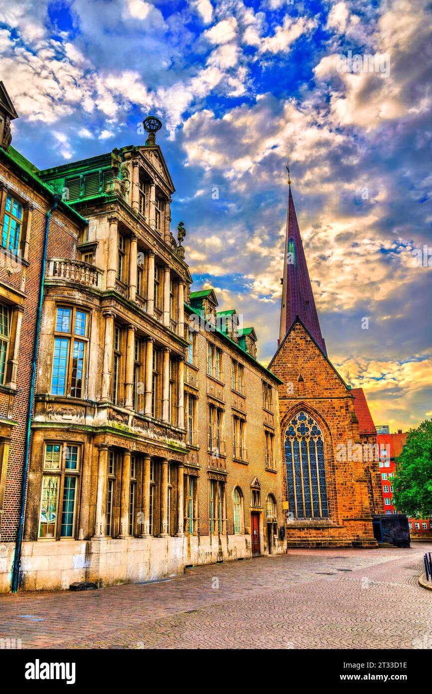 Bremen City Hall, UNESCO world heritage in Germany Stock Photo - Alamy