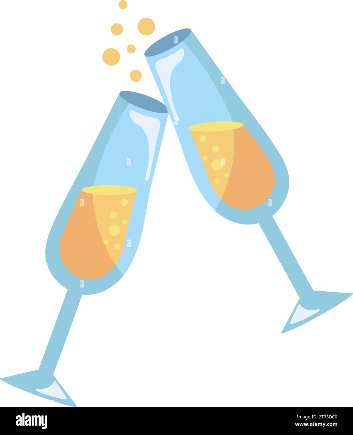 champagne cups toasting Stock Vector Image & Art - Alamy
