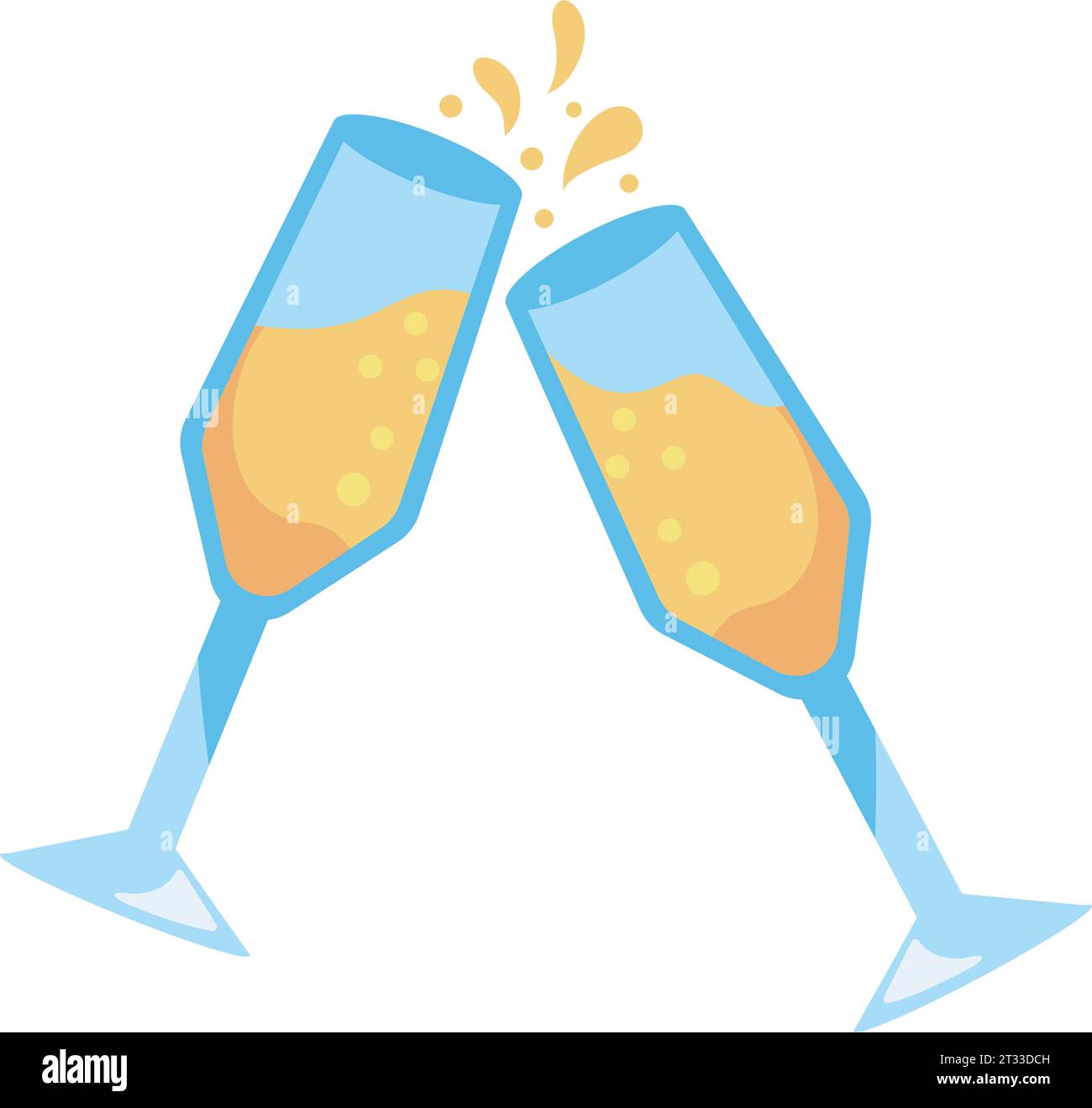 Clink cups Stock Vector Images - Alamy