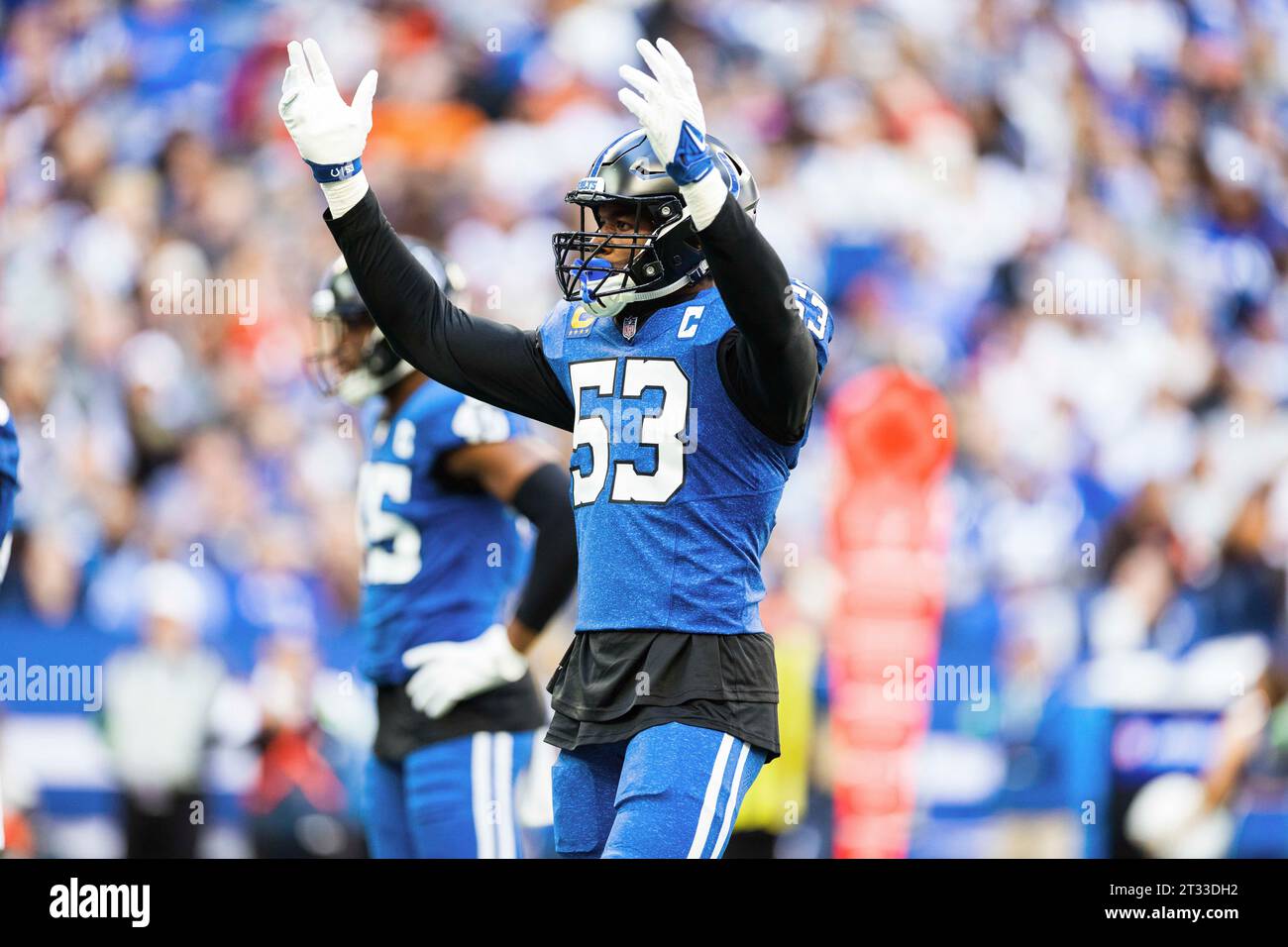Indianapolis, Indiana, USA. 22nd Oct, 2023. Indianapolis Colts ...