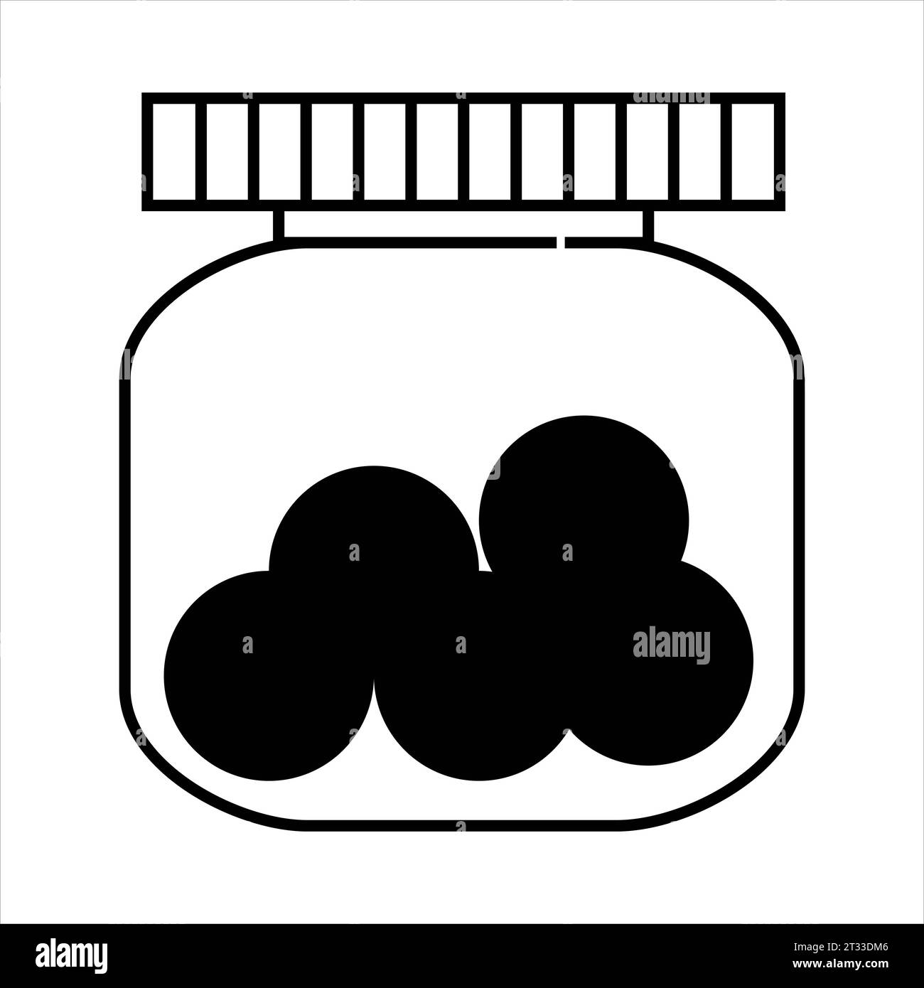 Cake cookies isolated on Black and White Stock Photos & Images - Alamy