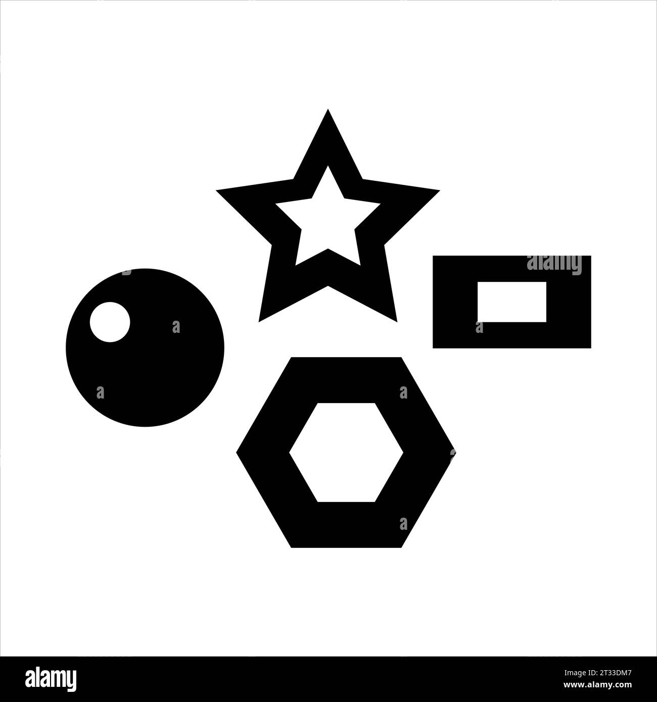 Cake cookies isolated on Black and White Stock Photos & Images - Alamy