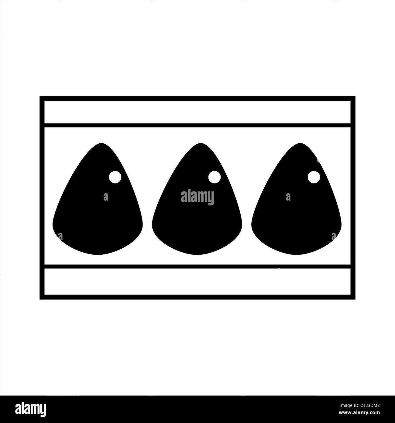 Cake cookies isolated on Black and White Stock Photos & Images - Alamy