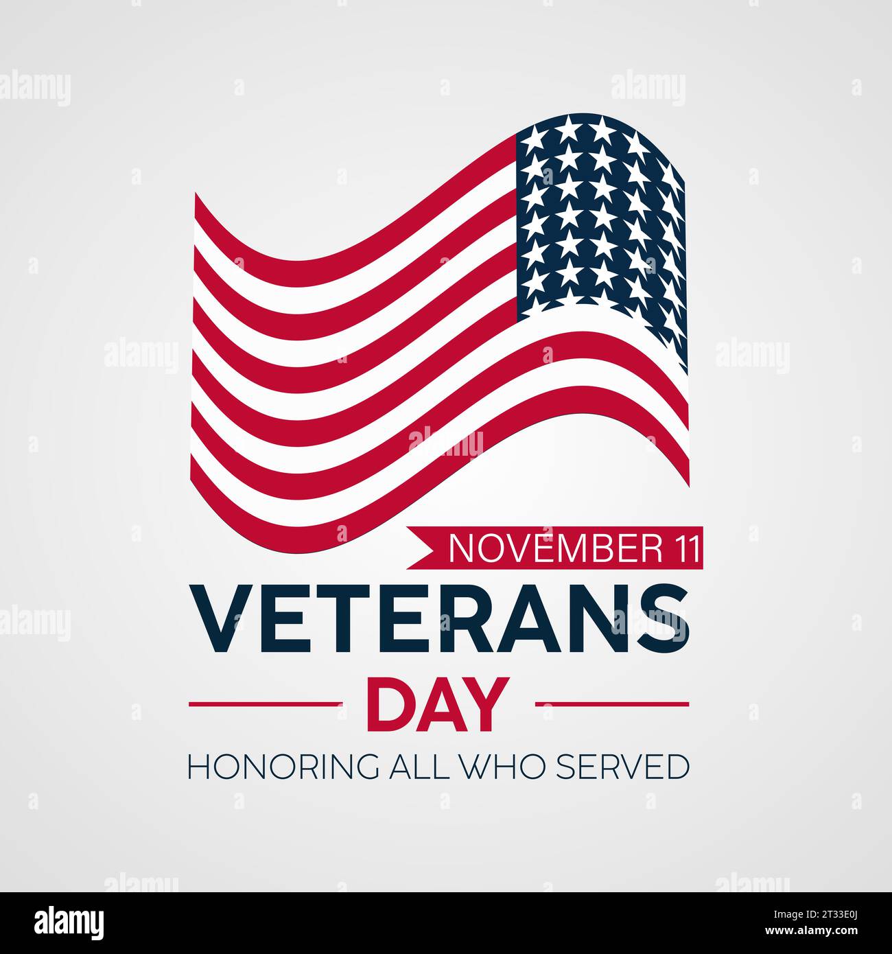 Veterans Day Tribute with American Flag, Saluting Soldier, and ...