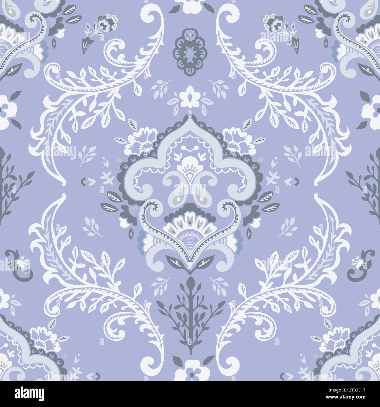 Paisley with foliage and blossom hi-res stock photography and images ...