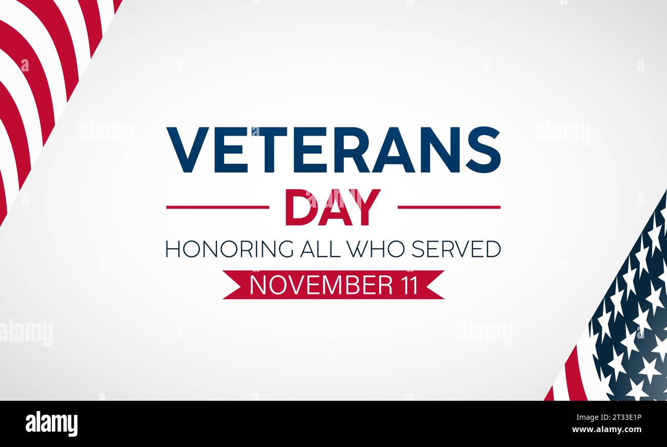 Veterans Day Tribute with American Flag, Saluting Soldier, and ...