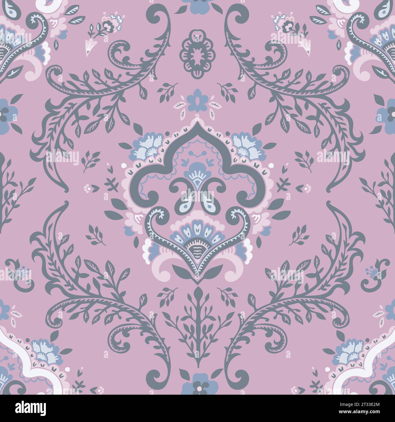 Botany ornaments and flora leaves Stock Vector Images - Alamy