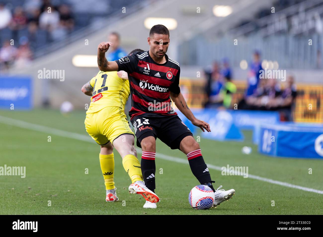 Sydney, Australia, 22 October, 2023. Tate Russell of Western Sydney ...