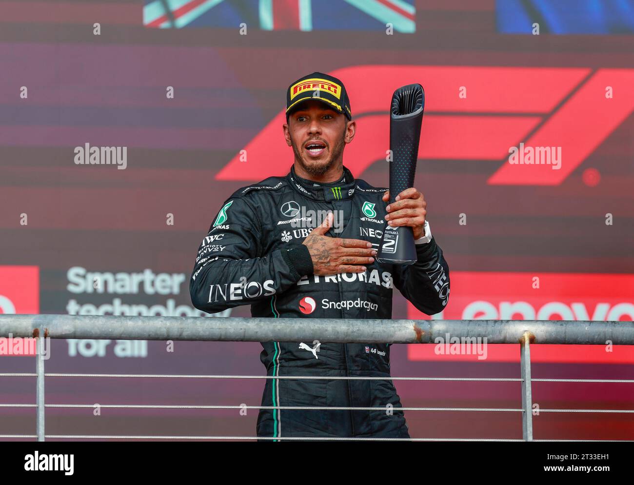 Austin, Etats Unis. 22nd Oct, 2023. HAMILTON Lewis (gbr), Mercedes AMG ...