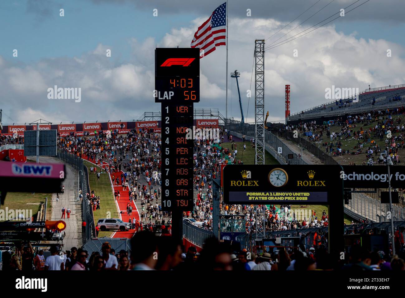 Austin, Etats Unis. 22nd Oct, 2023. spectators, fans during the 2023 ...