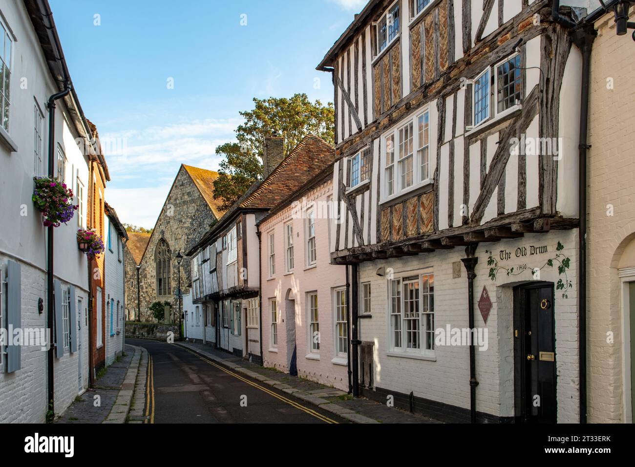 Old Listed Buildings, Sandwich, Kent, England Stock Photo - Alamy